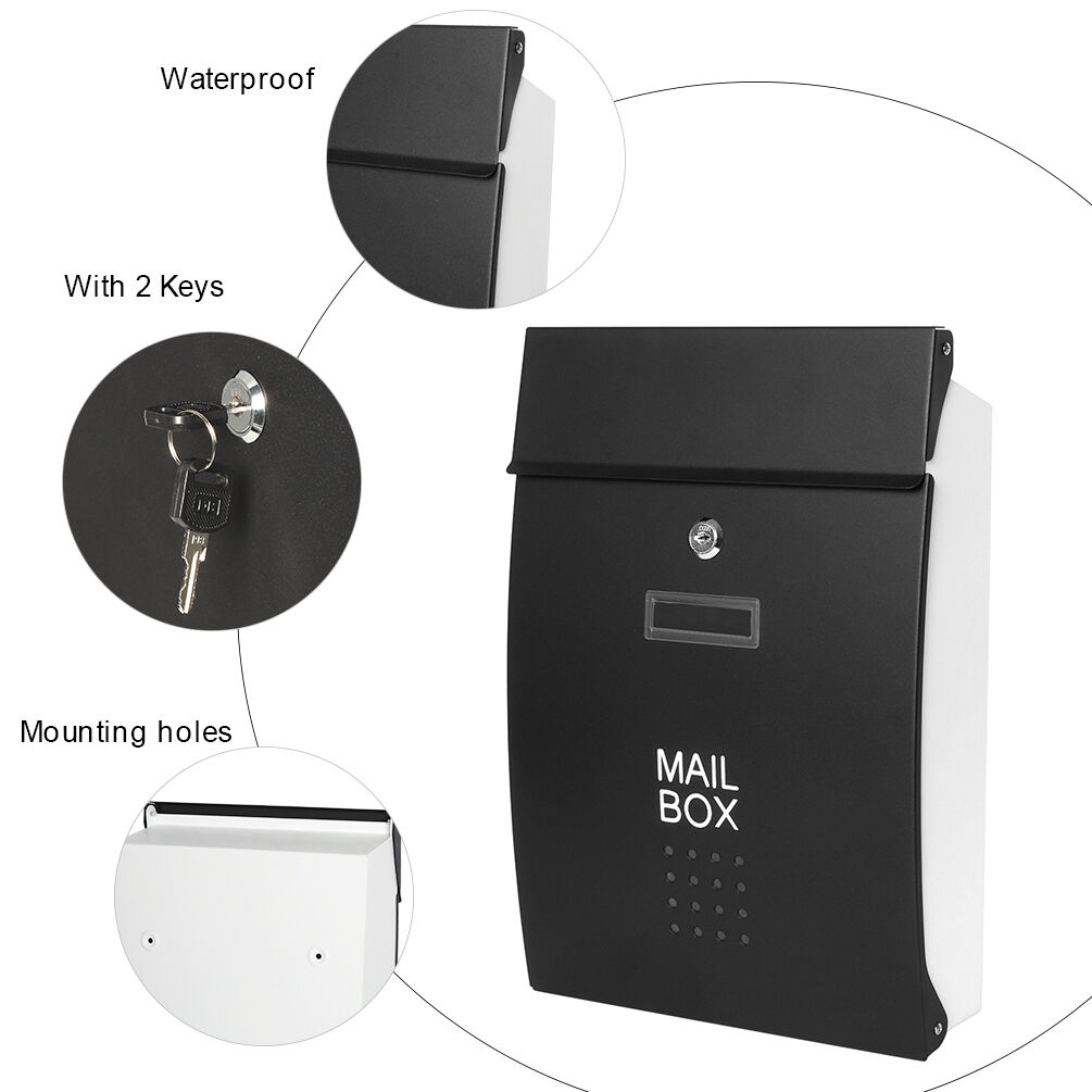 Competitive Price Key Lock Safety Steel Safe Mailbox Weather-proof For ...