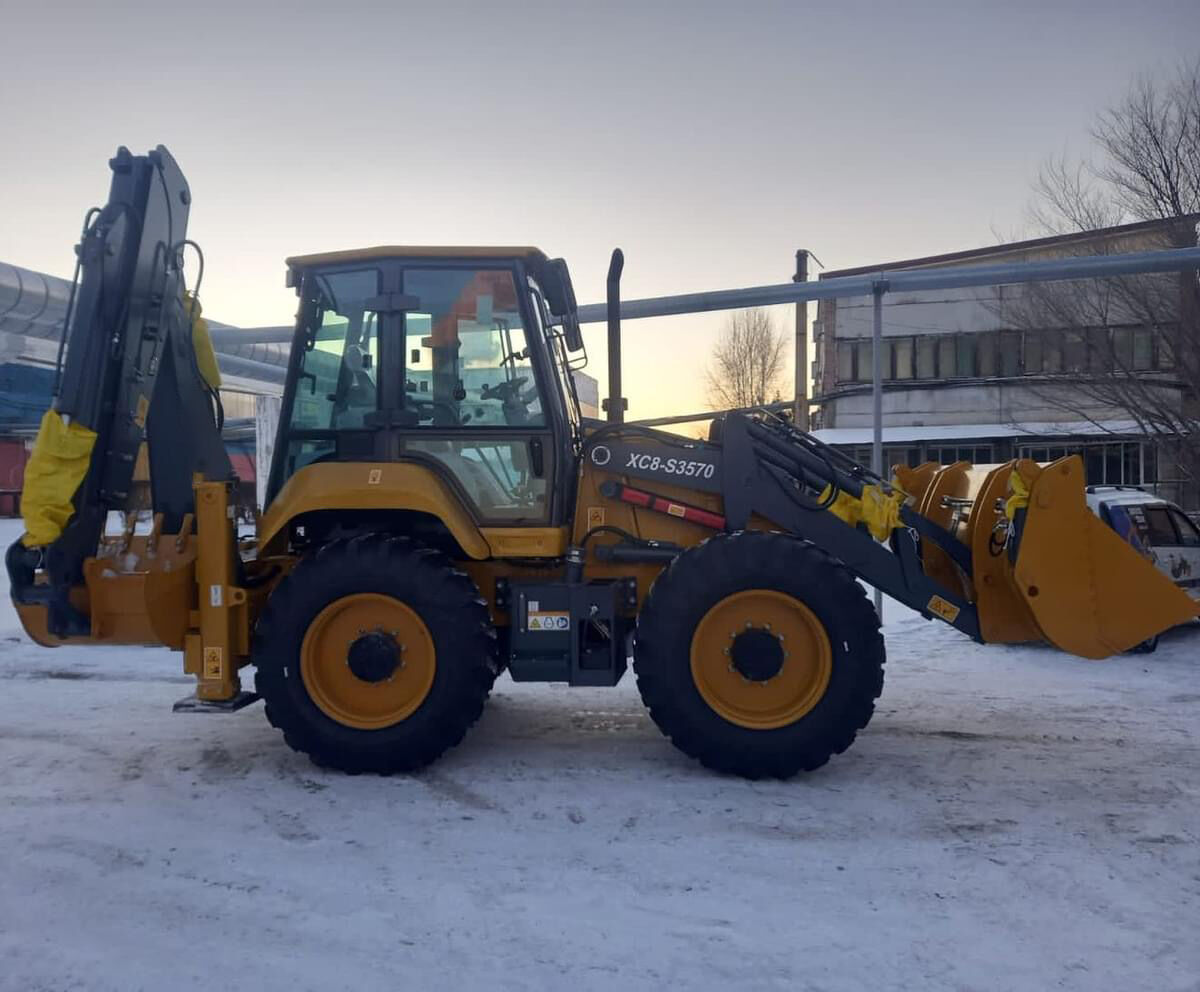 Xc8-s3570 Backhoe Loader With High Operating Efficiency In Russia - Buy ... Xc8-s3570 Backhoe Loader With High Operating Efficiency In Russia - Buy ...