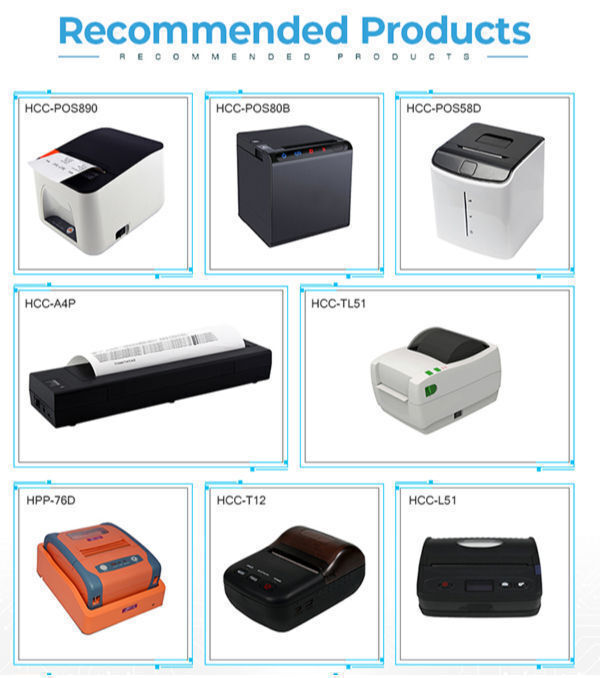 58mm Mini Portable Pos Terminal Receipt Printer Wireless Bluetooth ...