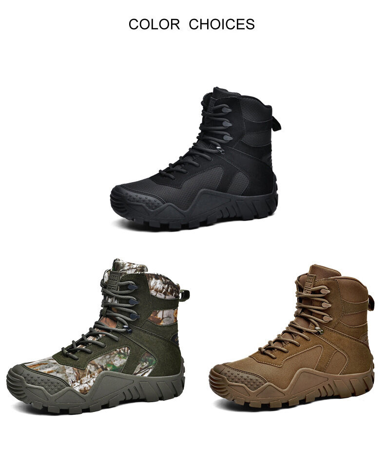 Windproof Outdoor Camouflage/canvas/combat/tactical/jungle/desert Boot ...