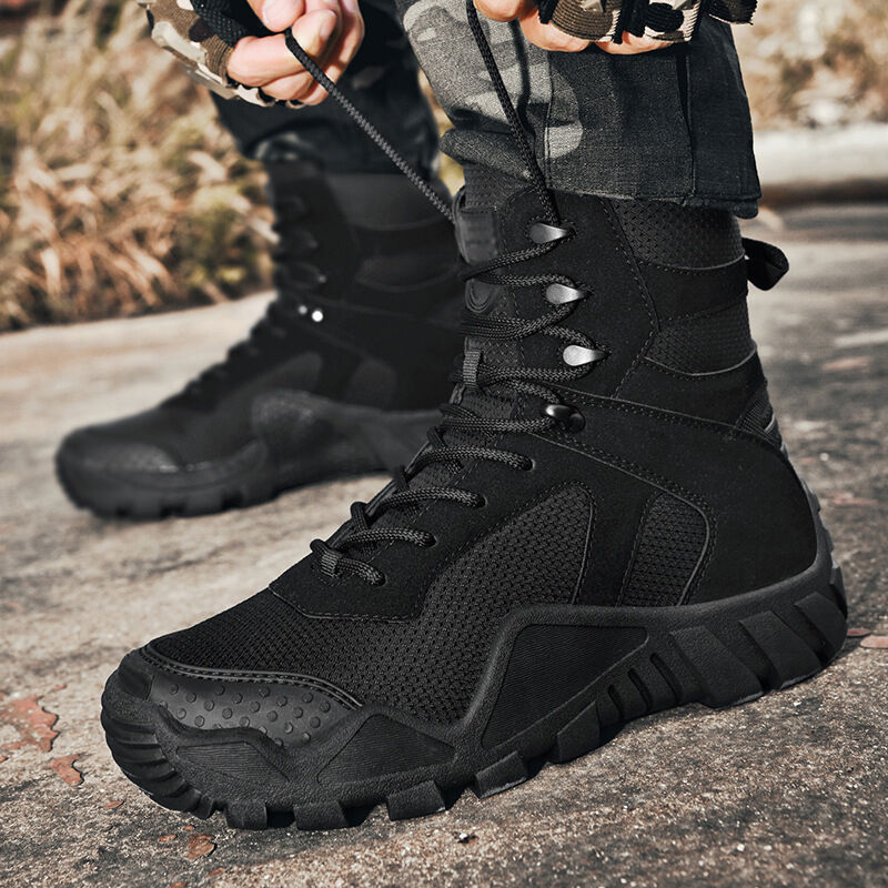 Windproof Outdoor Camouflage/canvas/combat/tactical/jungle/desert Boot ...