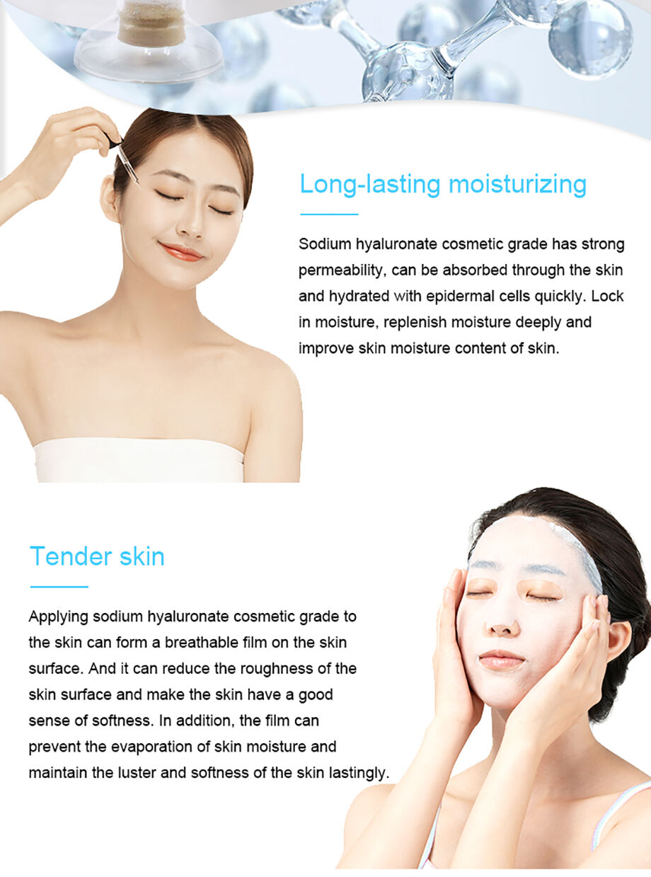 High Molecular Cosmetic Grade Sodium Hyaluronate Crosspolymer ...