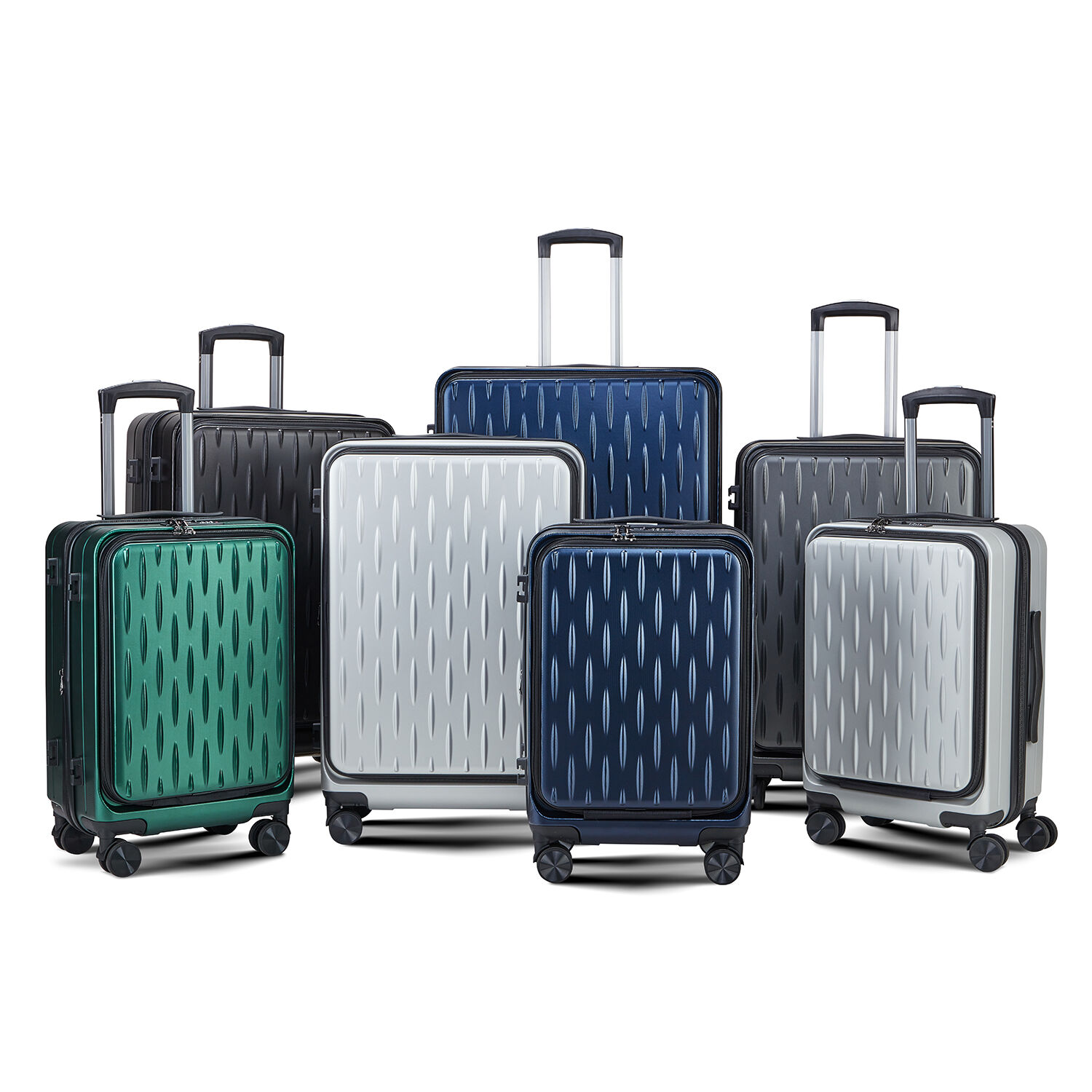 Factory Direct Sales Fashion Front Opened( Pocket) Travel Trolley ...