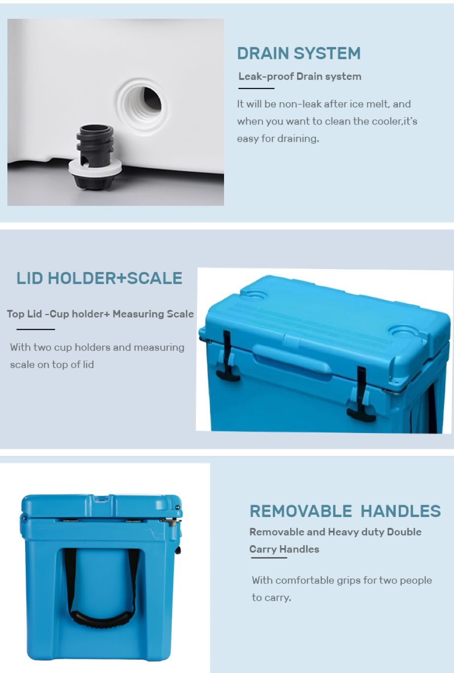 China Factory Odm 52qt Rotomolding Cooler Box To Keep Cold Ice Cooler ...