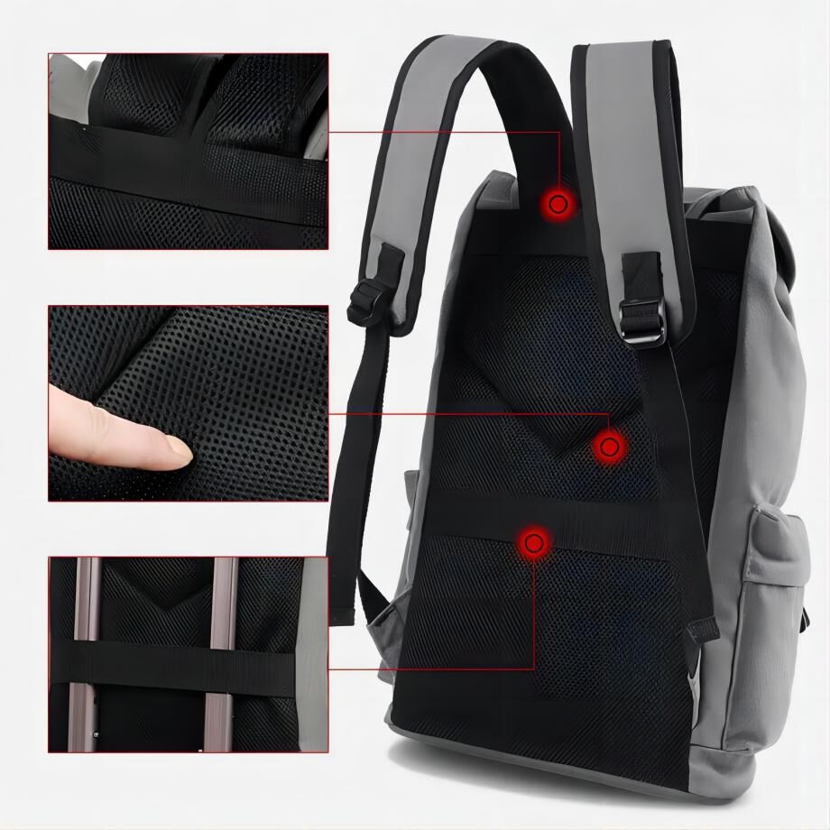 Popular Retro Style Large Capacity Lightweight Canvas Backpack Leisure ...