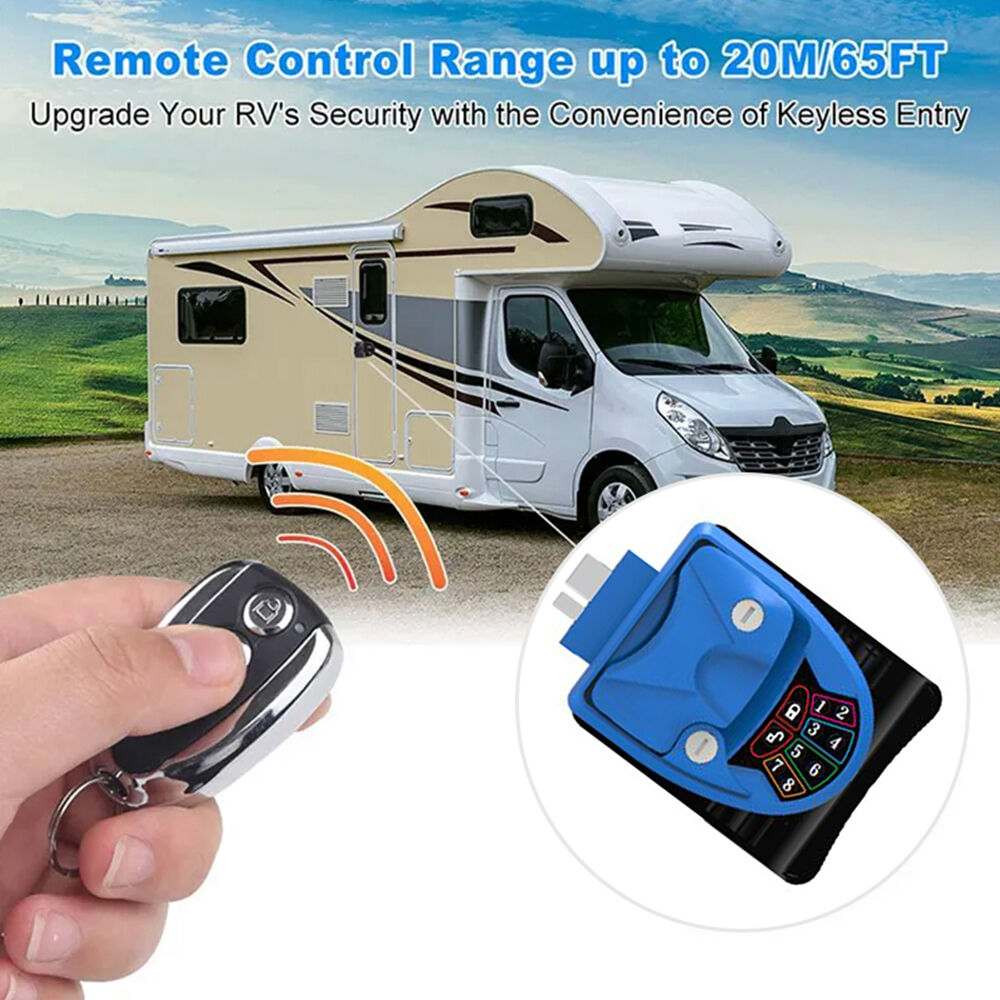 Sale Keyless Entry Door Lock Latch Handle Knob Deadbolt For Trailer ...