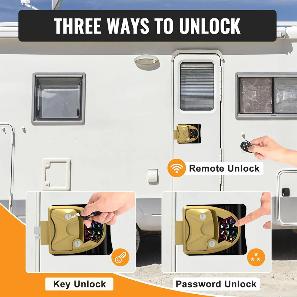 Zinc Alloy Rv Lock Keyless Entry Door Lock Camper Trailer Electric ...