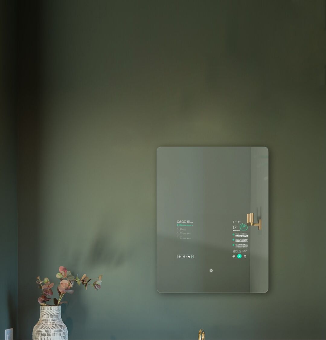 Smart Home Device Waterproof Smart Mirror: 21.5" Fhd Touchscreen ...