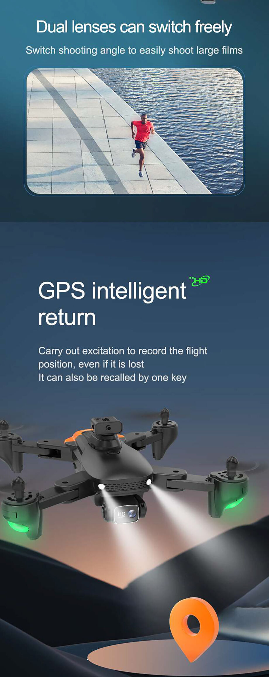 Buy China Wholesale Hot Selling New Arrival Gd94 Max Drone 4k Hd Dual ...