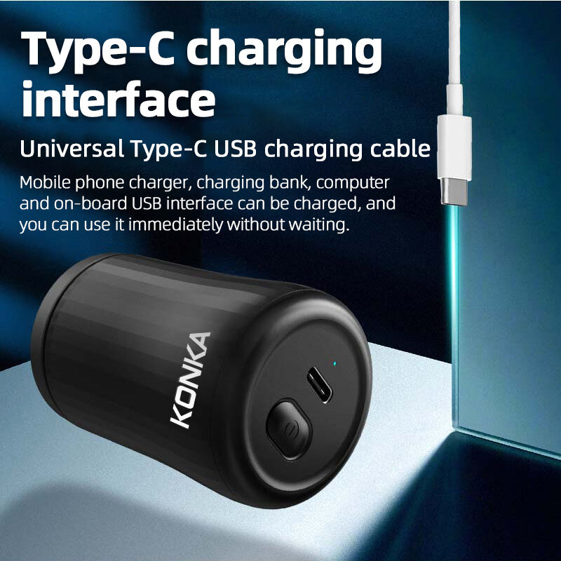 Konka Mini Razor 3 Blade Men Shave Electric 5w Travel Mini Facial ...