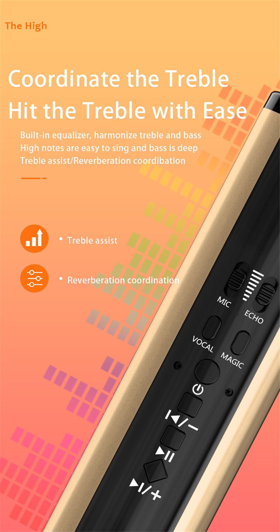 Factory Price Cheap Small Portable Singing Microphone Magic Sound And ...