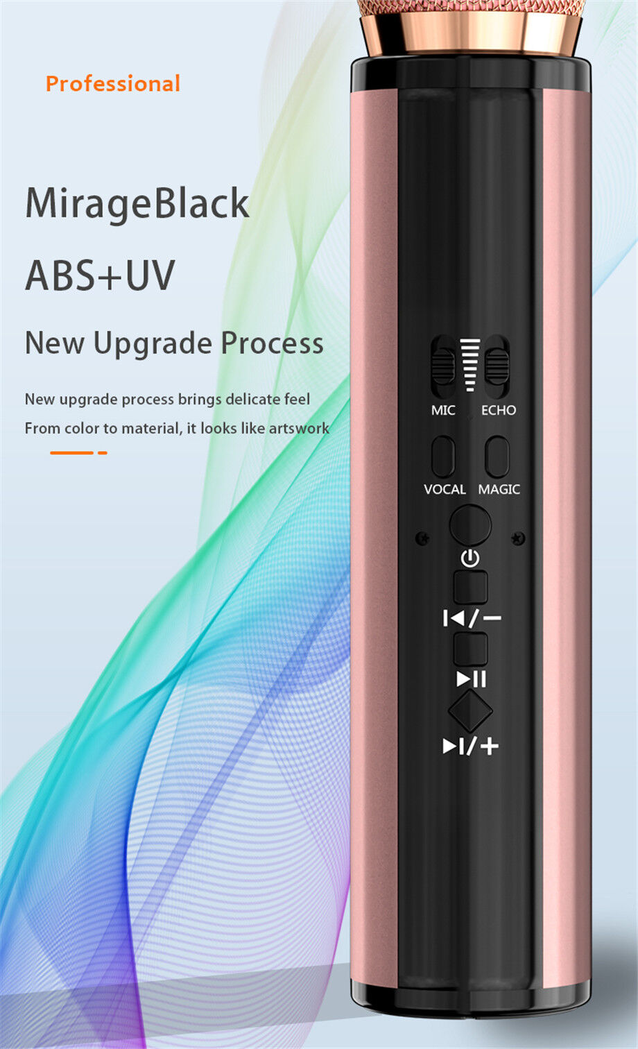 Factory Price Cheap Small Portable Singing Microphone Magic Sound And ...
