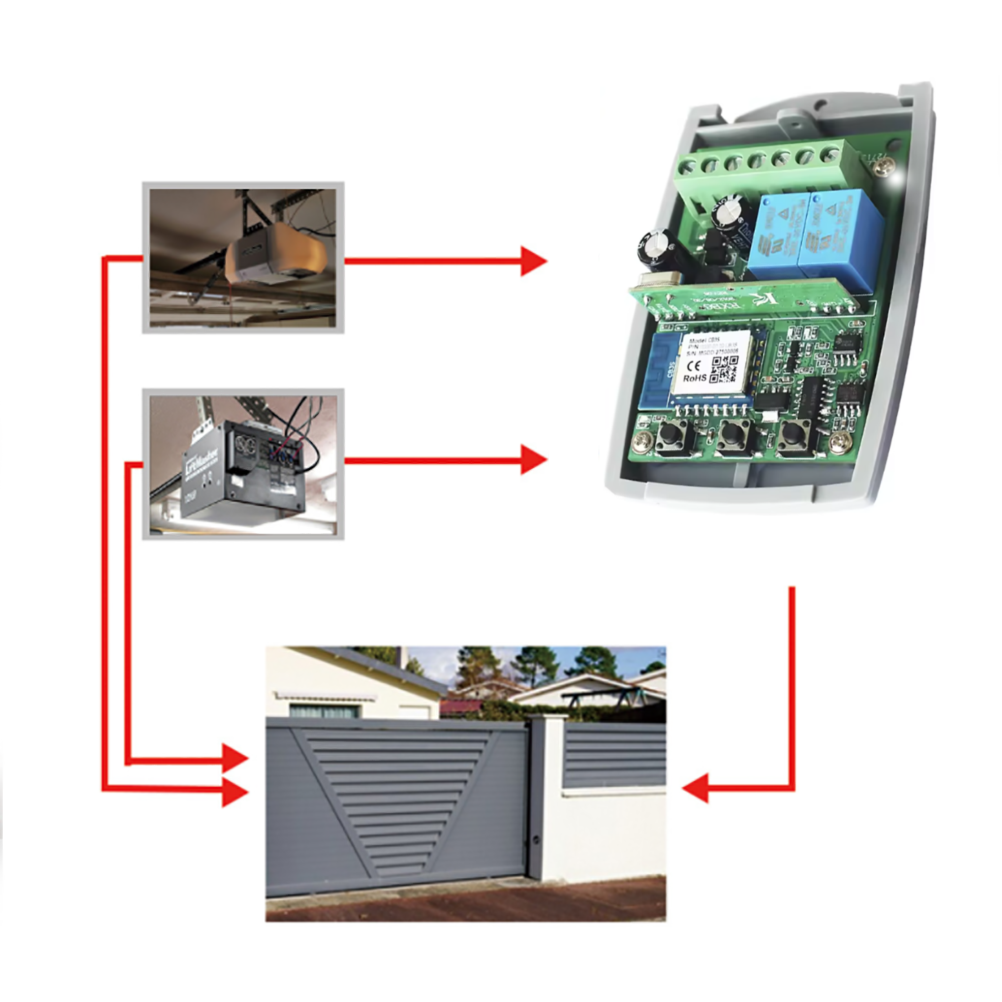 Ac/dc7-32v Tuya Wifi Bluetooth Receivers Smart Wifi Relay Switches For ...