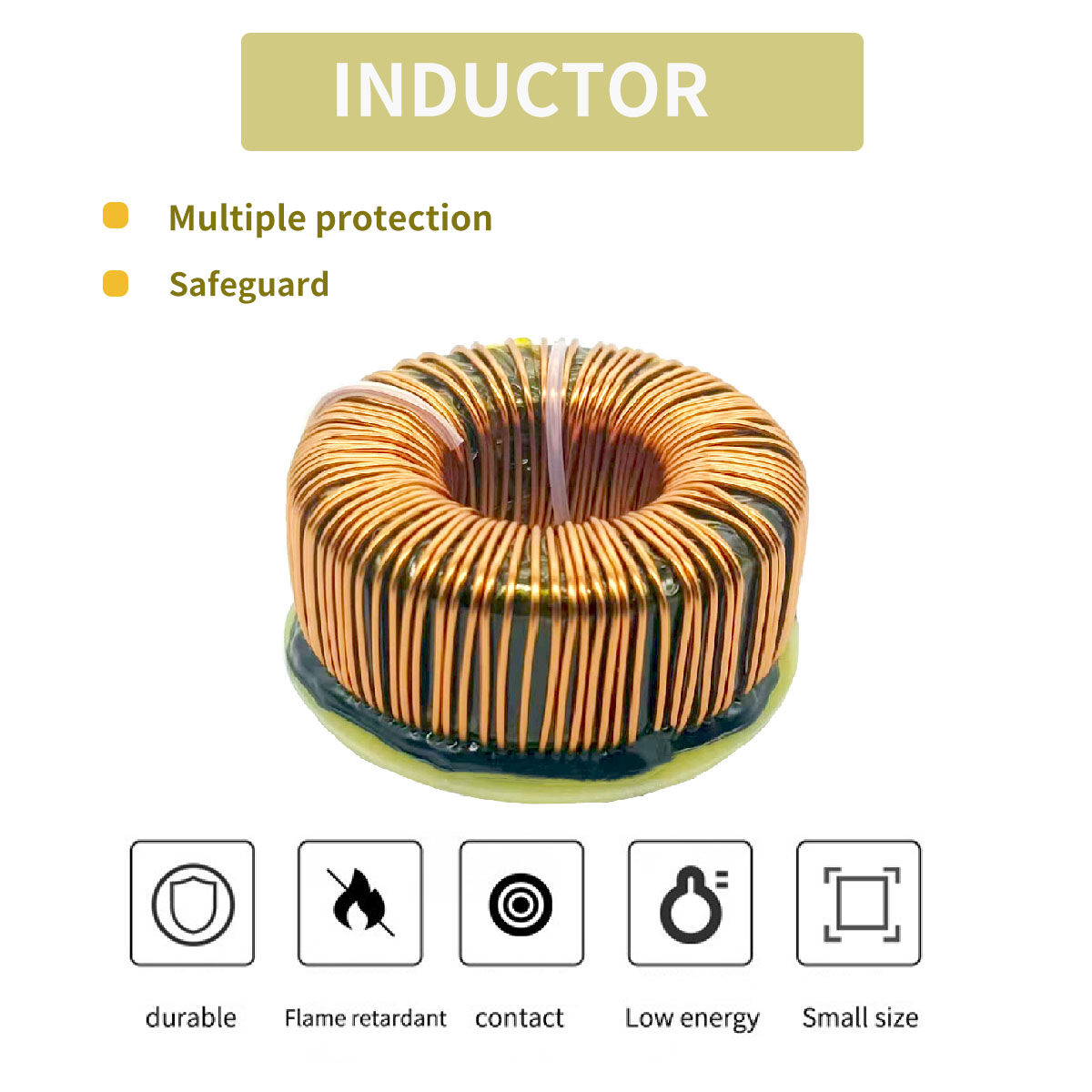 Magnetic Ring Inductor Wire High Quality Copper Coil Inductor Copper ...