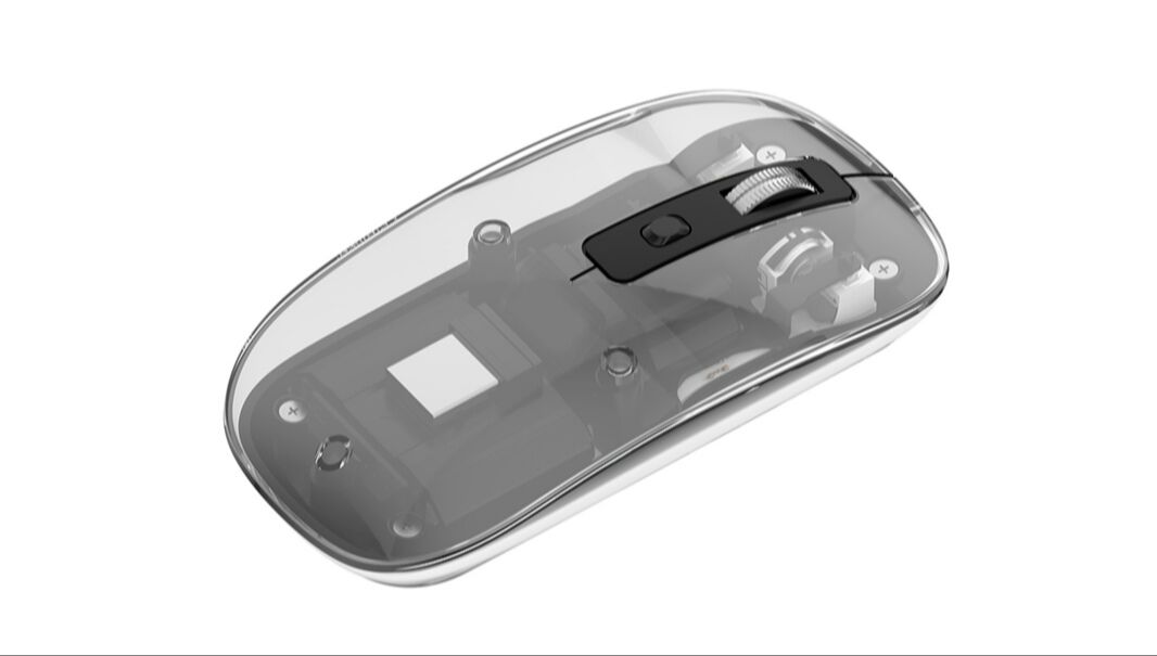 Rechargebale Transparency 2.4g Wireless And Bluetooth Mouse For Pad ...