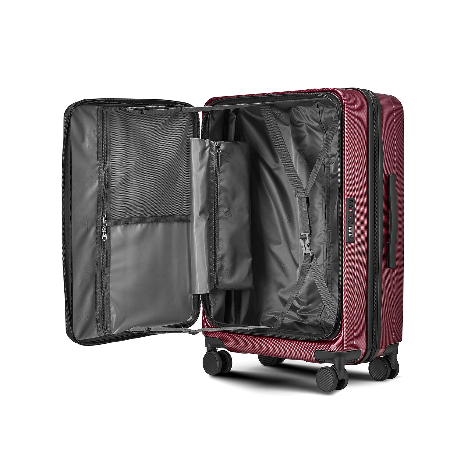 Multi-functional Aluminum Pull-rod Luggage Boarding Suitcase $65 ...