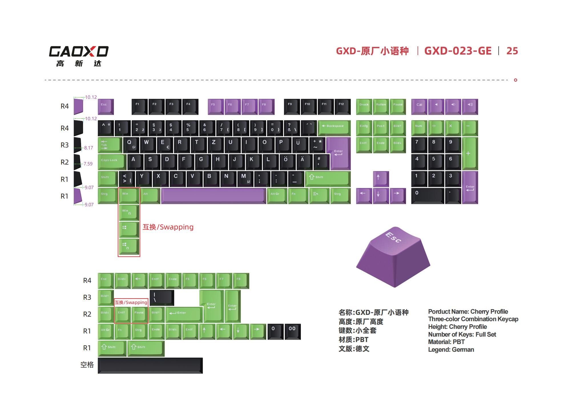 Factory Direct High Quality China Wholesale Iso Korean Layout Legend ...