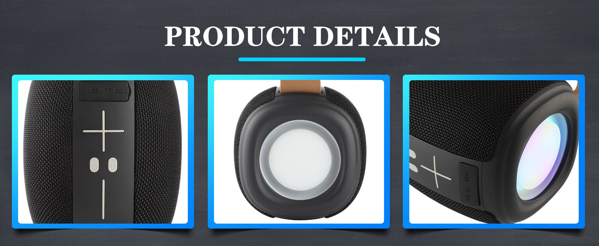 Top Samples 10w Rgb Portable Bluetooth Speaker Usb Tws Wireless Party ...