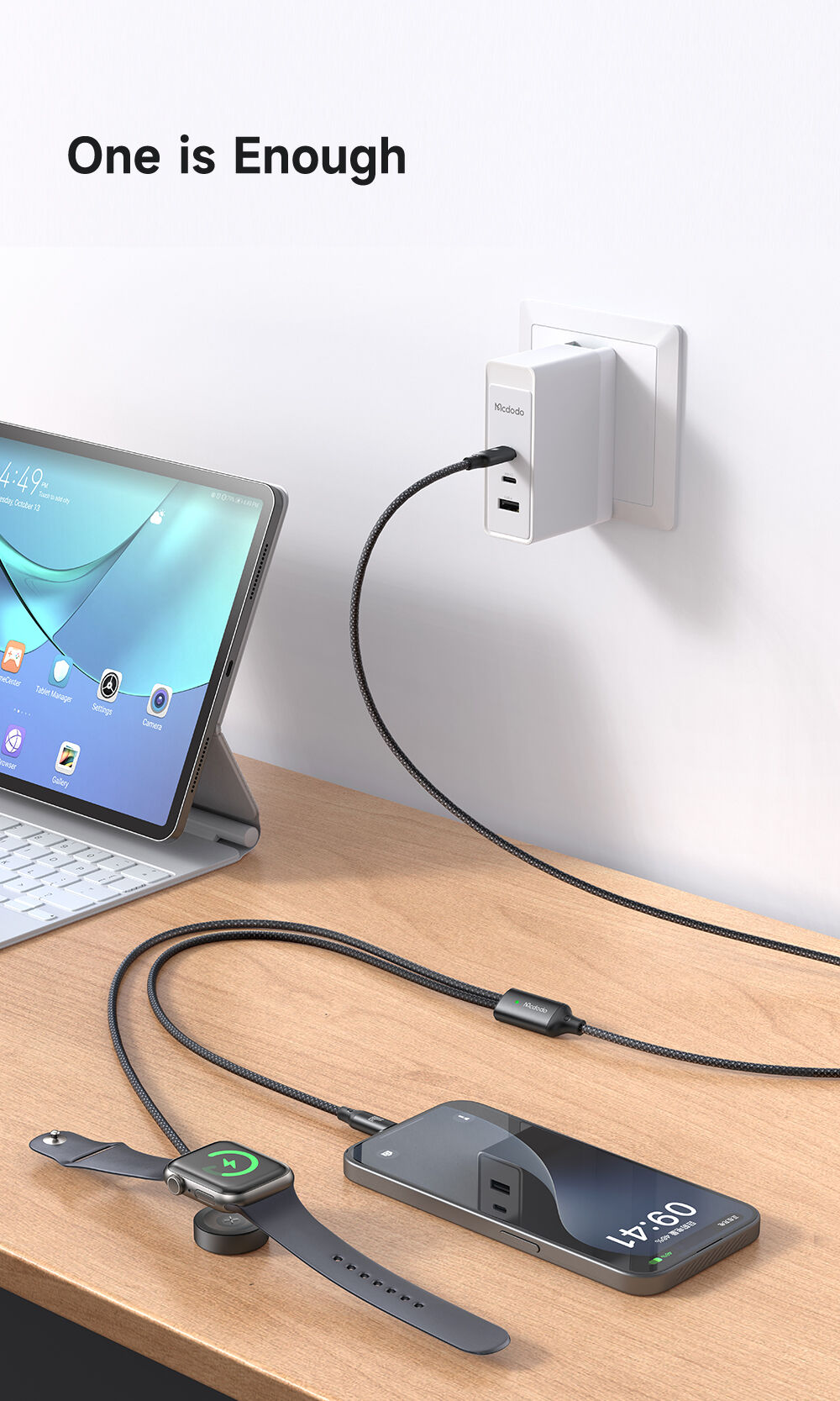 Mcdodo 220 2-in-1 Multi Function 60w Magnetic Data Cable Pd Charging ...