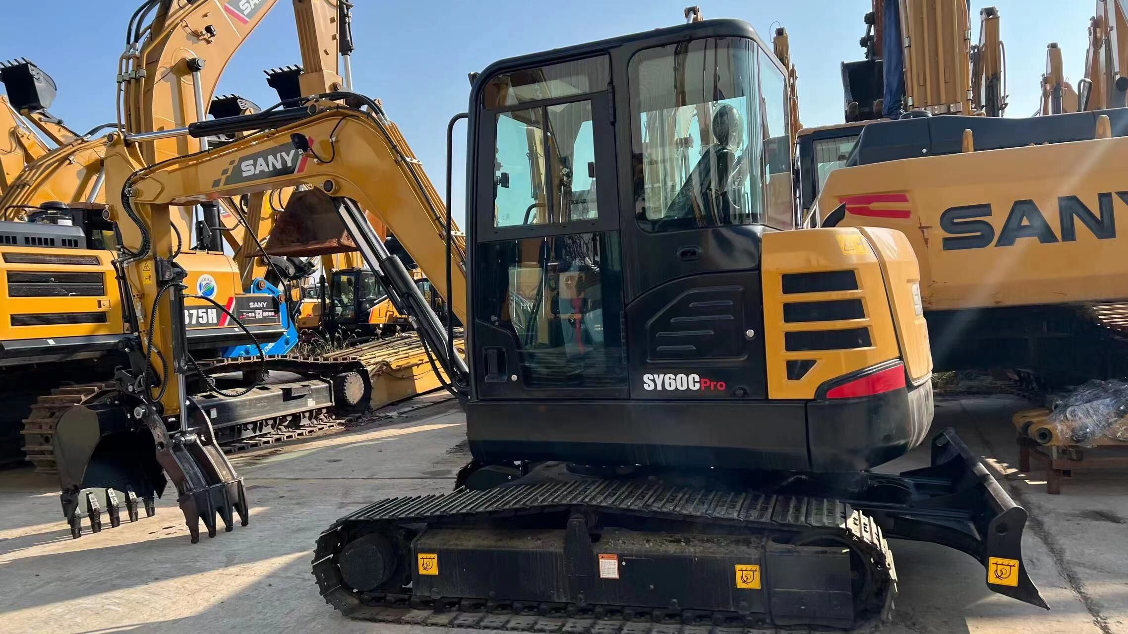 Cheap Sale Second Hand Sy60 Excavator Construction Equipment Machinery ...