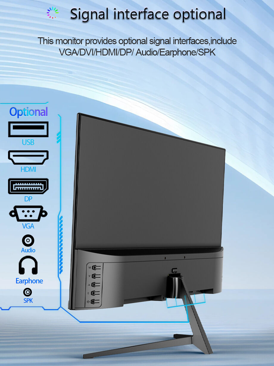 Thin Case Black Color 27 Inch Led Pc Monitor ,multi-interfaces ...