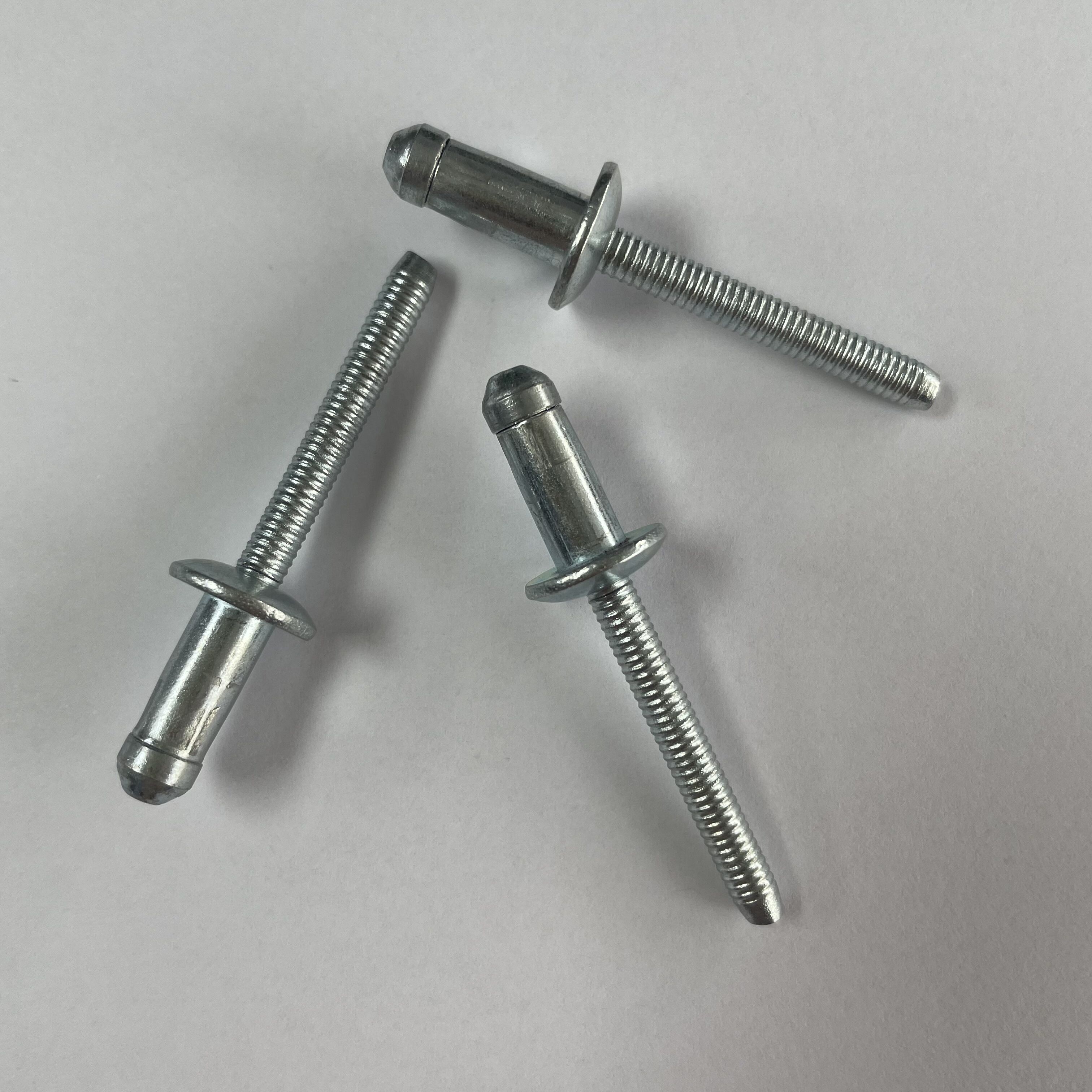 Open End Blind Rivets 4.8x9.5mm Steel/steel Cup Head Zinc Plated, Open ...