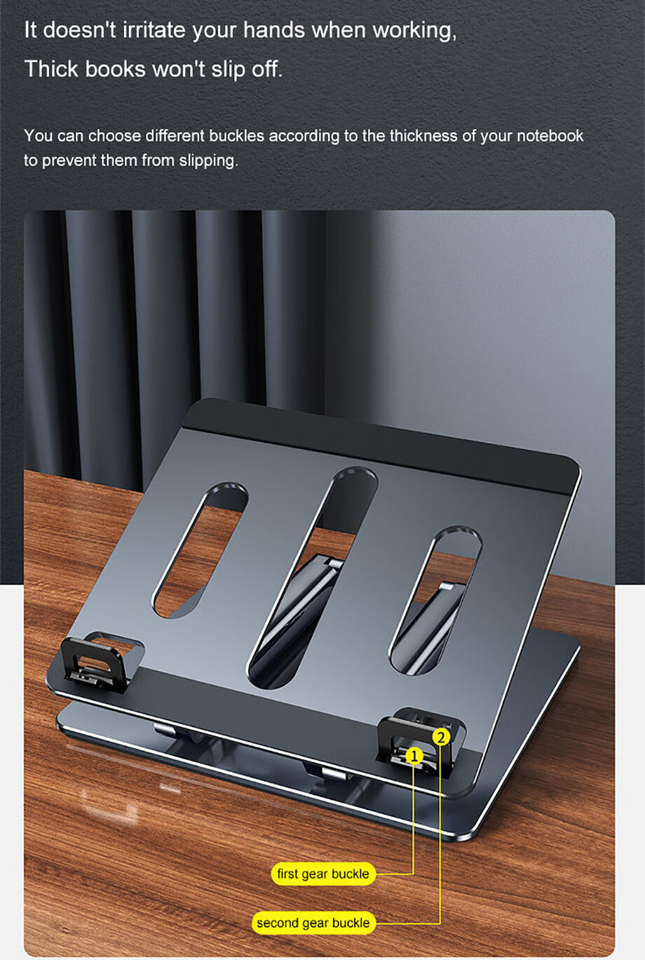 Wholesale Lp-z10 Aluminum Metal Stable Height Adjustable Laptop Stand ...