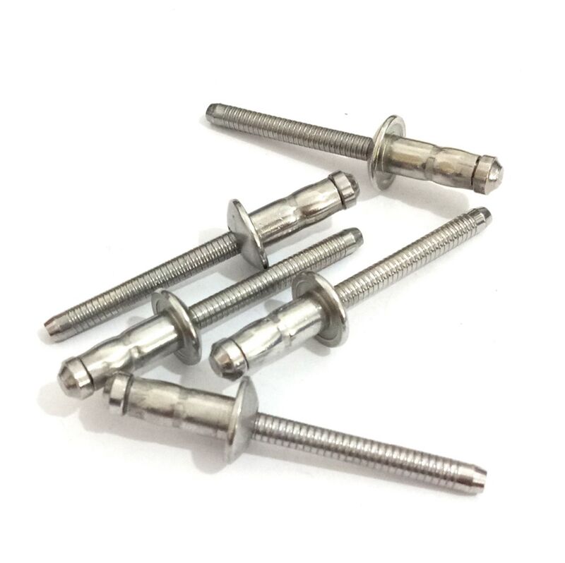 Open End Blind Rivets 4.8x9.5mm Steel/steel Cup Head Zinc Plated, Open ...