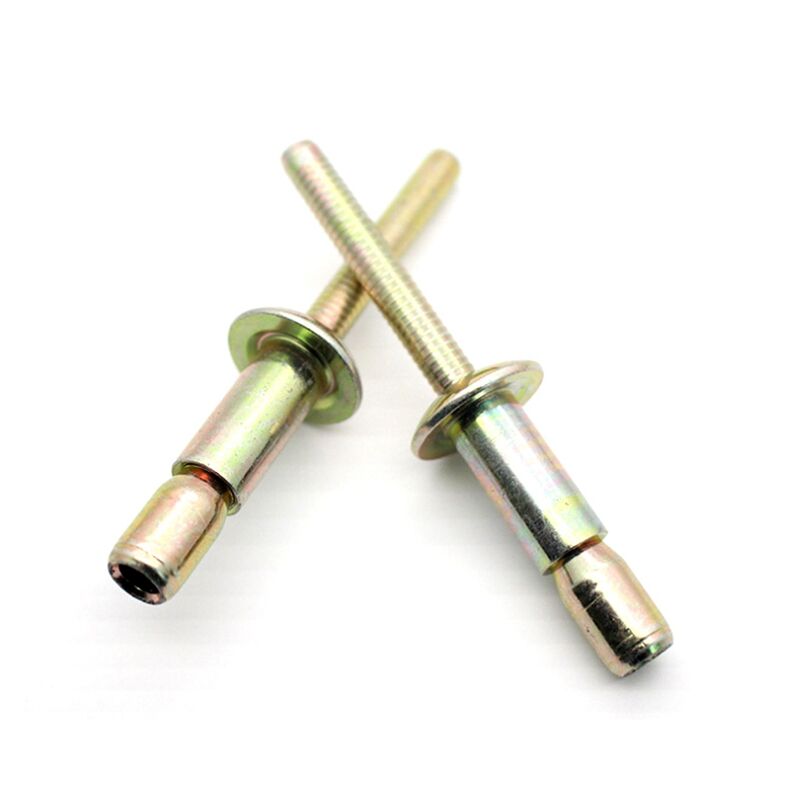 Open End Blind Rivets 4.8x9.5mm Steel/steel Cup Head Zinc Plated, Open ...