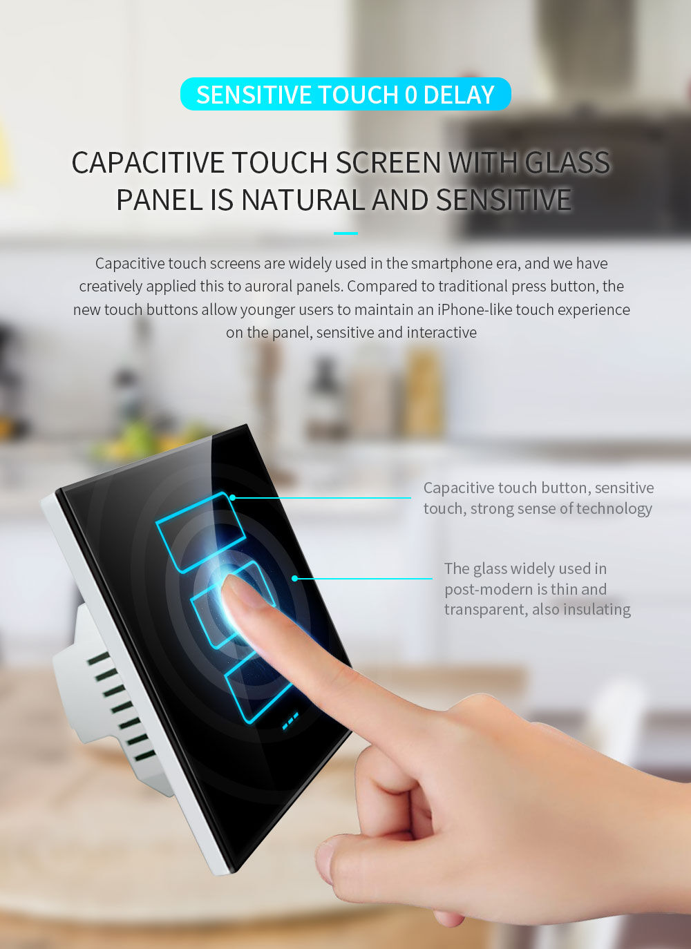 New Zigbee&wifi 1/2/3 Gang Smart Switch For Smart Home,tuya Smart Life ...