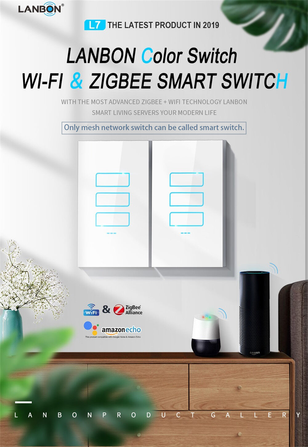 New Zigbee&wifi 1/2/3 Gang Smart Switch For Smart Home,tuya Smart Life ...