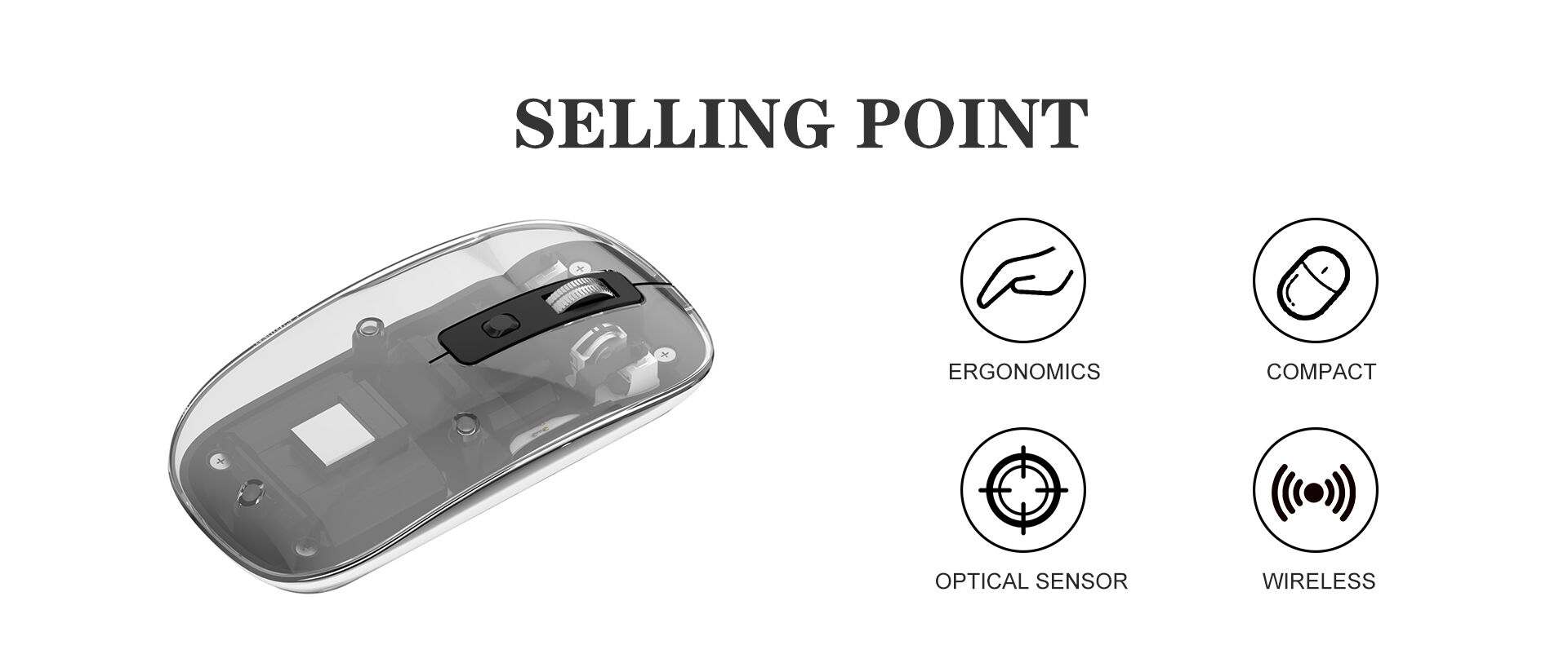 Wireless Office Mouse Aa Battery 2.4ghz Wireless Optical Mouse, Hot ...