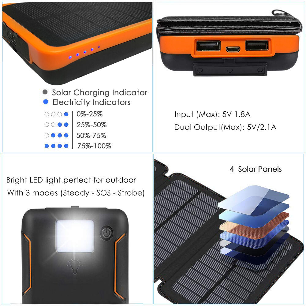 Amazon New Trending Device Solar Power Bank Big Helper For Outdoor ...