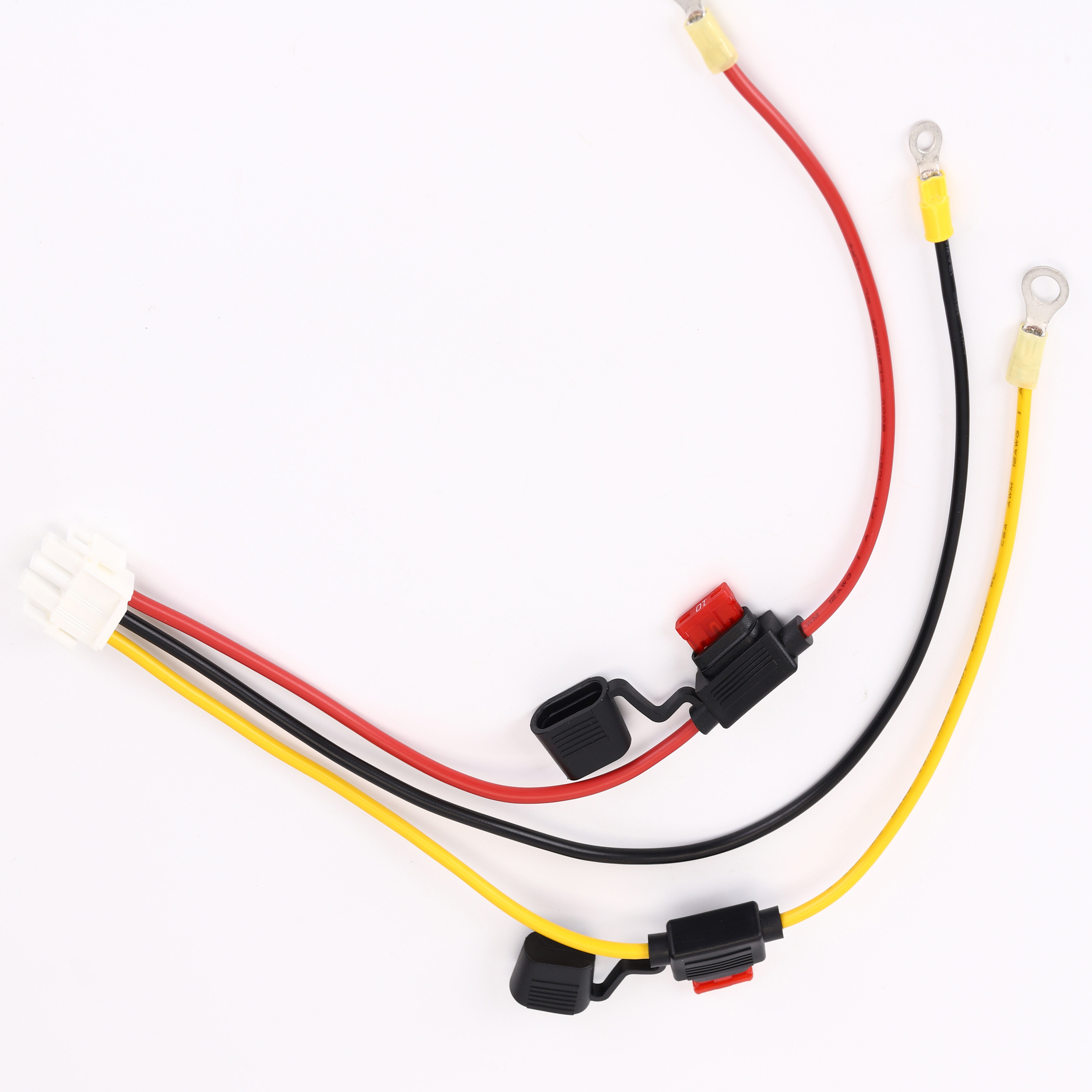 Custom Fuse Holder Fuse Box Ring Terminal Cables Assembly Auto Battery ...