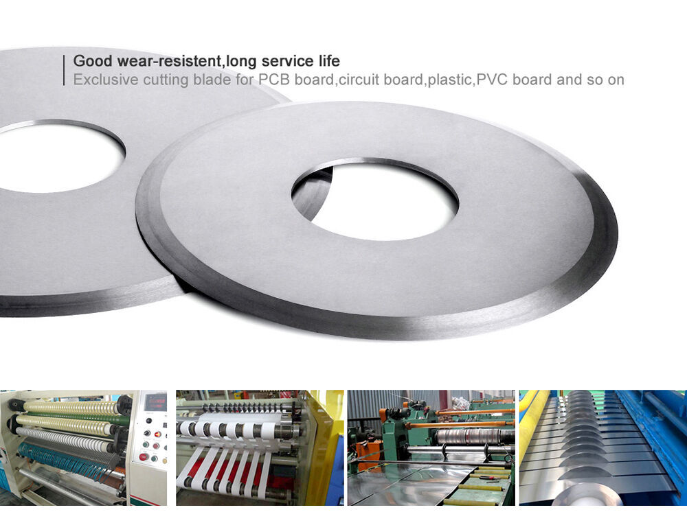 Customized Tungsten Carbide Round Cutting Knife Blade Cutting Tools ...