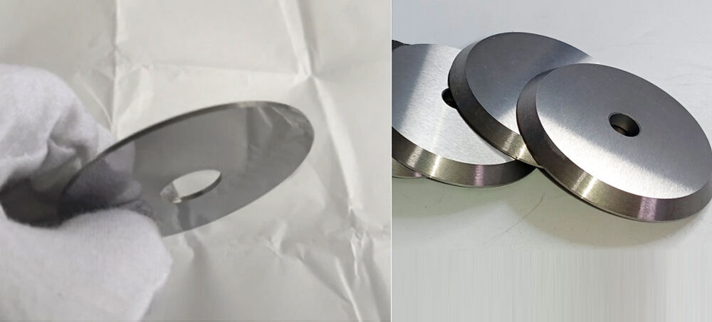 Customized Tungsten Carbide Round Cutting Knife Blade Cutting Tools ...