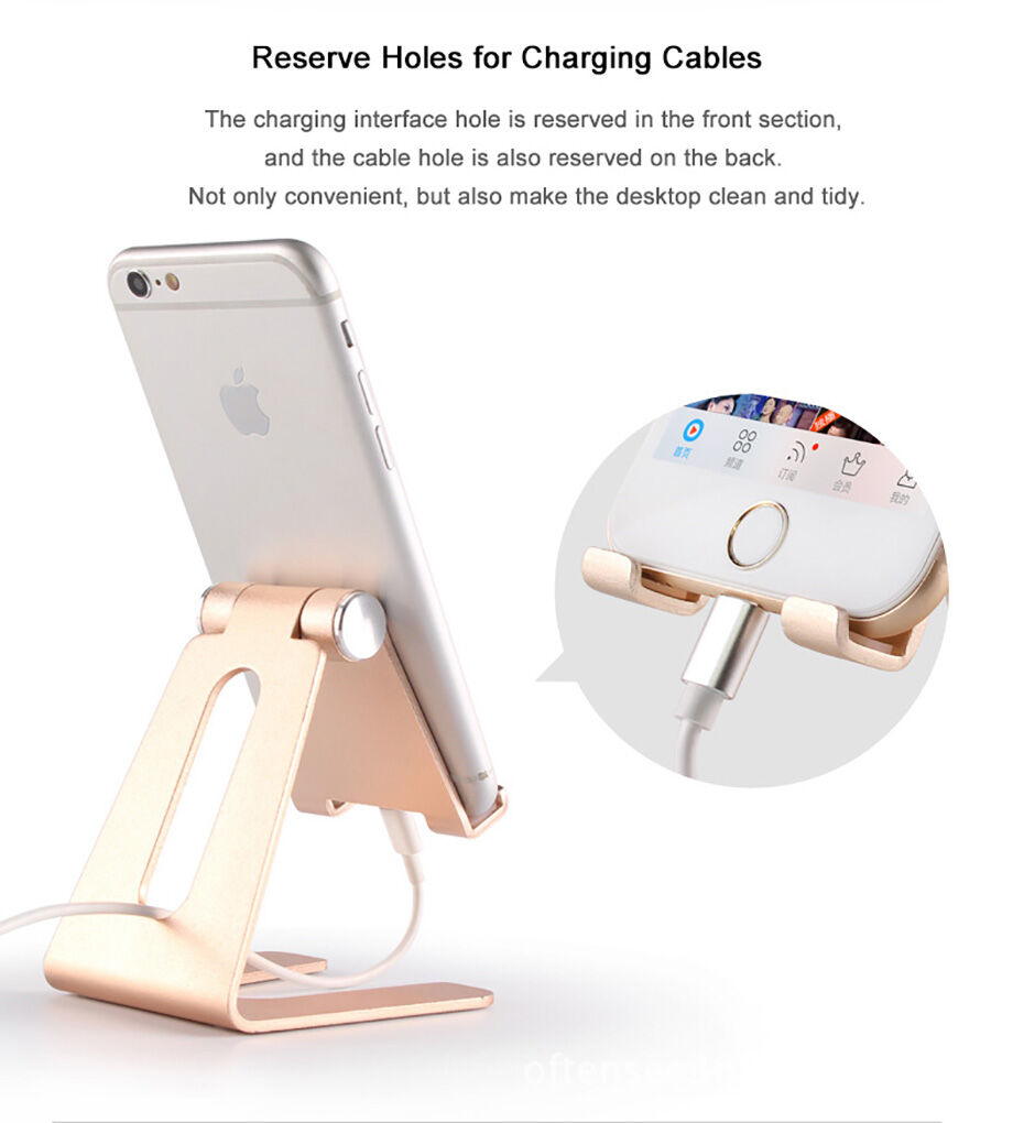 Portable Aluminum Adjustable Foldable Multicolor Cellphone Telephone ...