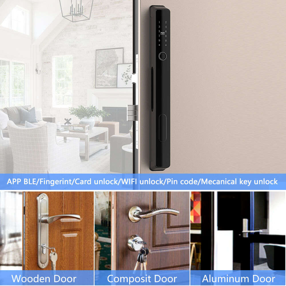 Control Fingerprint Password Key Card Hotels And Schools Smart Door ...