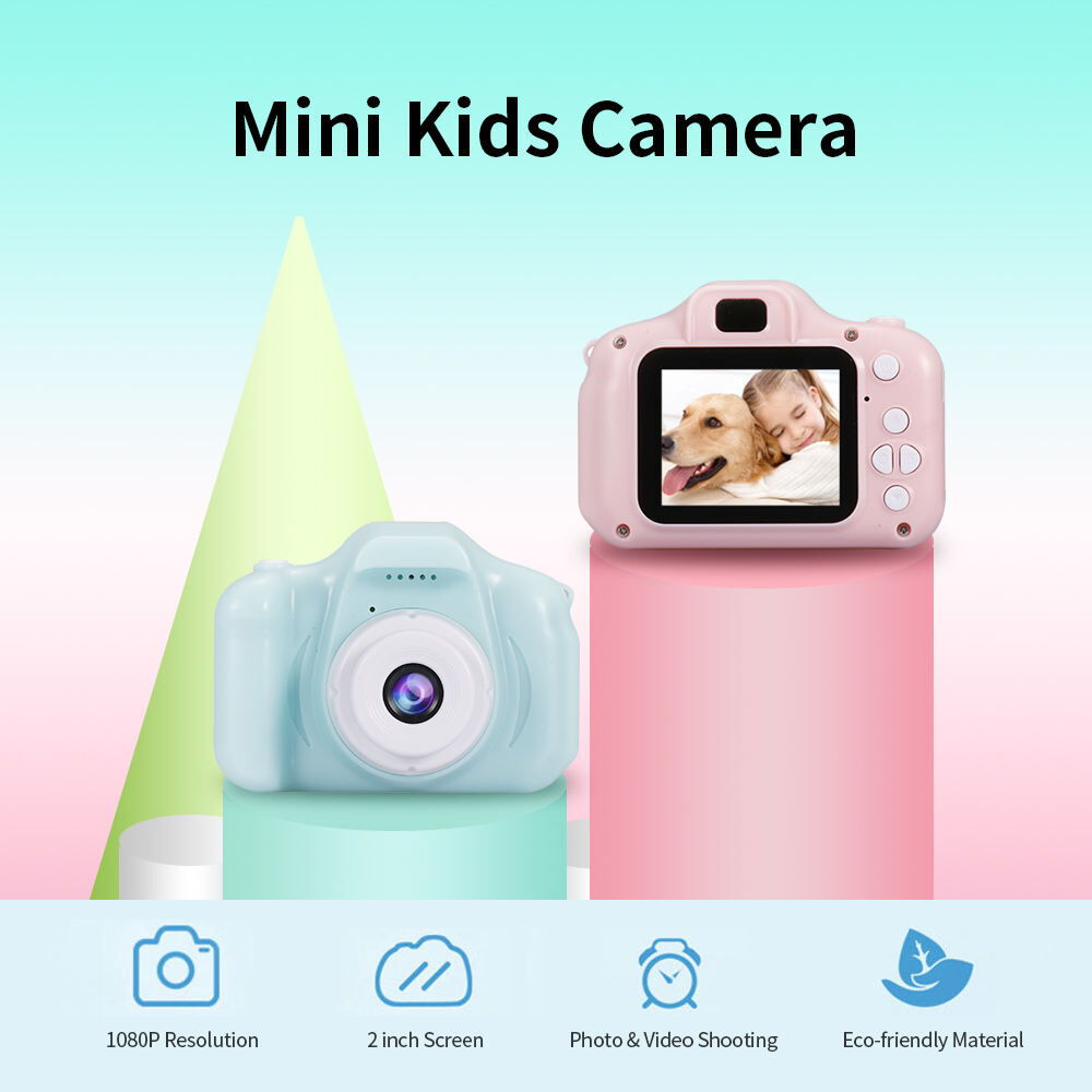 Kids Camera Mini Hd Screen 1080p Projection Video Camera Toys Children ...