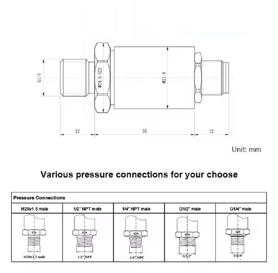 Strongfirst Oem 4-20ma 0-5v Crane Combine Tractor Dump Truck Hydraulic ...
