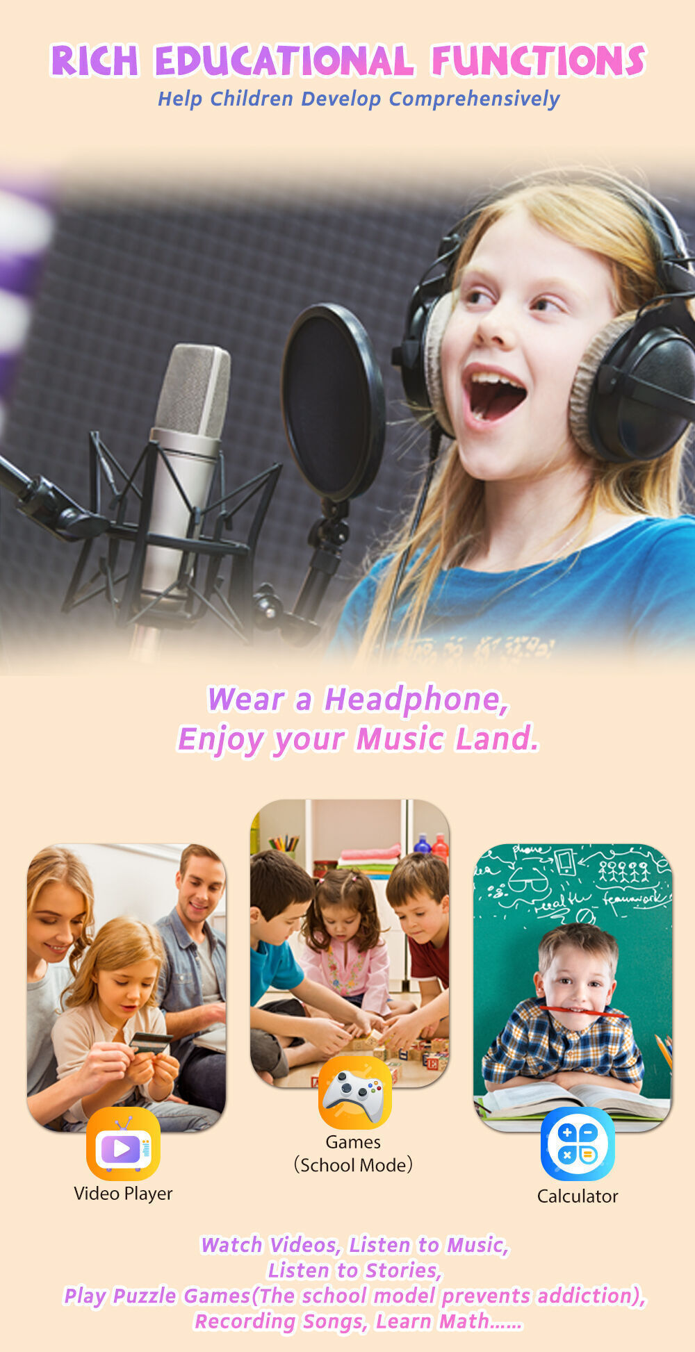 Ymx Ph05 2024 2023 2025 New Trending Educational Learning Game Toys Mobile Smart Cell Phone ...