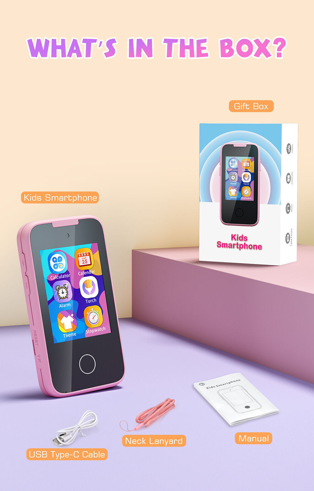 Ymx Ph05 2024 2023 2025 New Trending Educational Learning Game Toys Mobile Smart Cell Phone ...