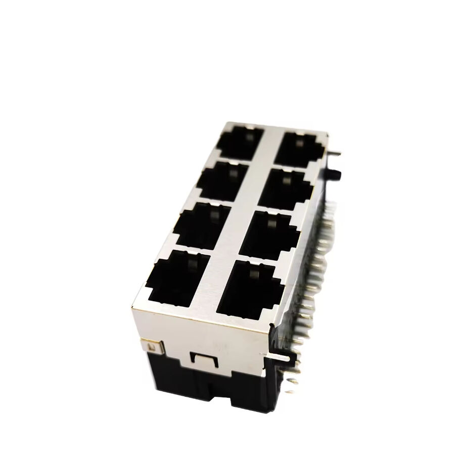 Wholesale Custom 2 Port Shielded 8pin Rj45 Modular Jack Rj45 8p8p ...