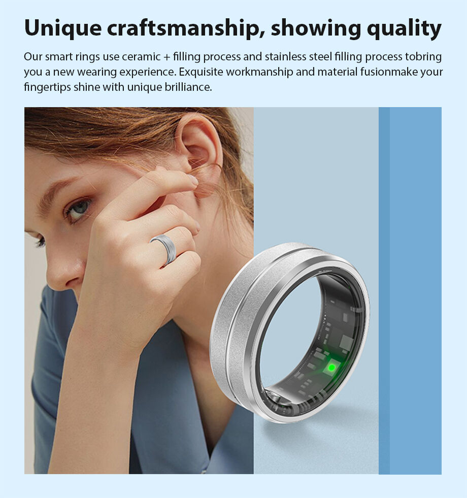 Fashion Smart Ring N02 5atm Waterproof Women Sleeping Monitor Health Tracker Smart Rings For Men ...