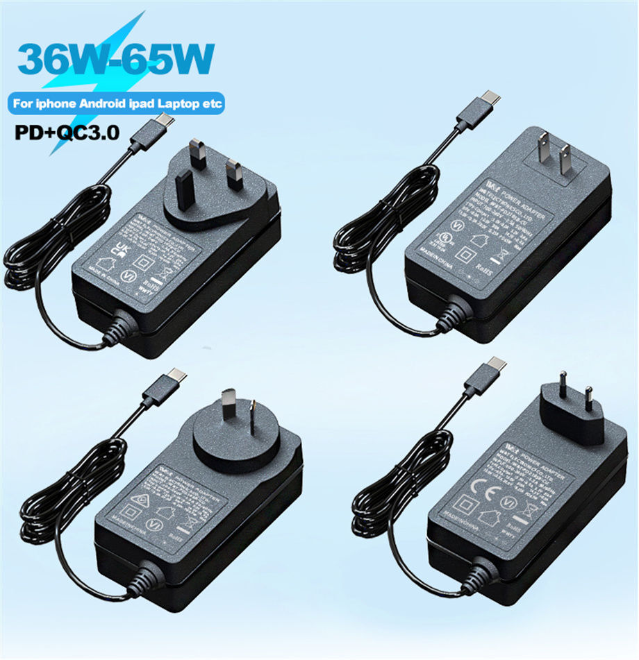 Odm Interchangeable Power Adapter 48w 6a Uk Us Kr Jp Au Eu ...