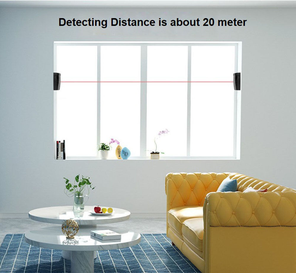 Sensor Sinar Fotoelektrik Anti Maling Nirkabel Untuk Keamanan Pintu ...