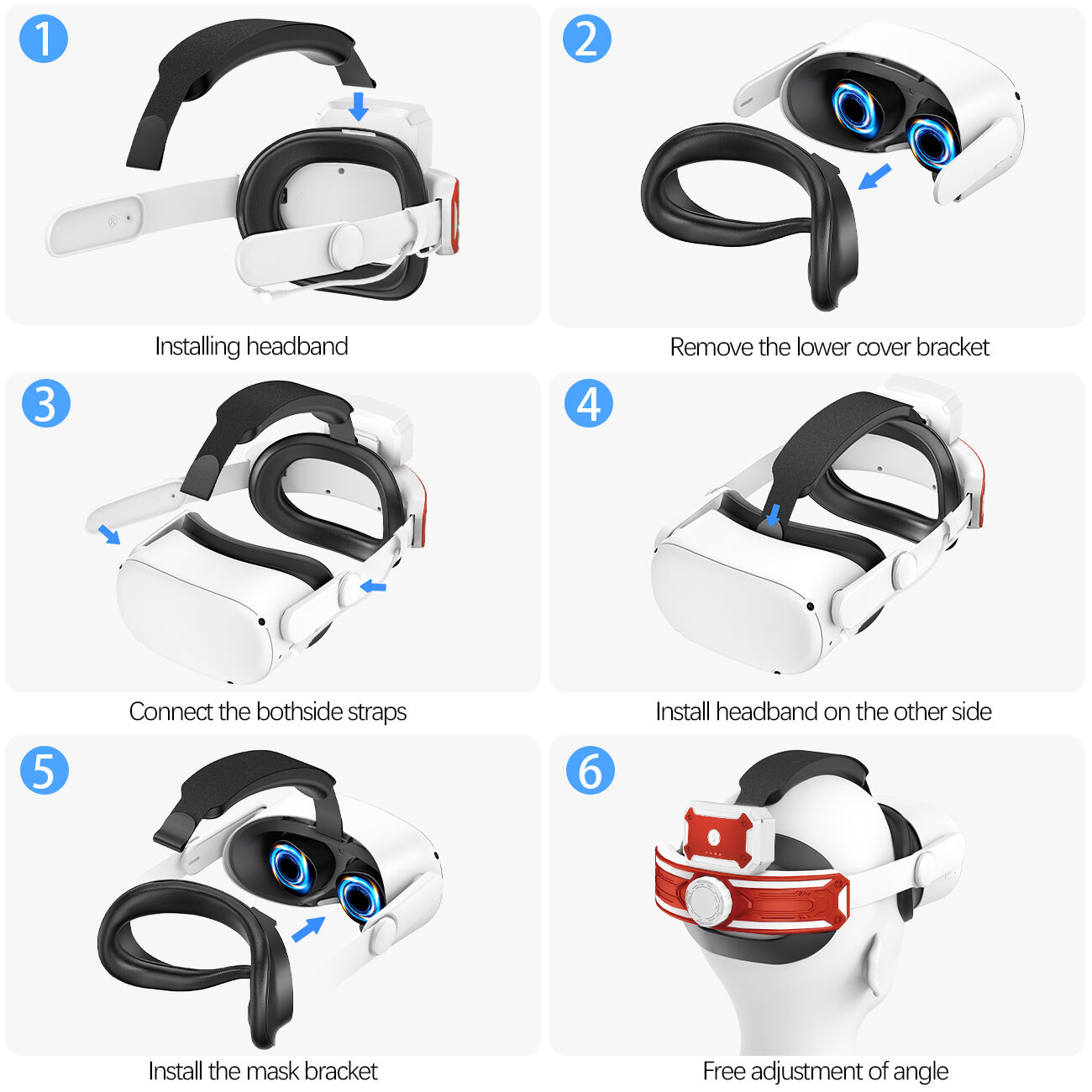 Manufacturer's New Compatible Meta Quest 2 Charging Headset With ...