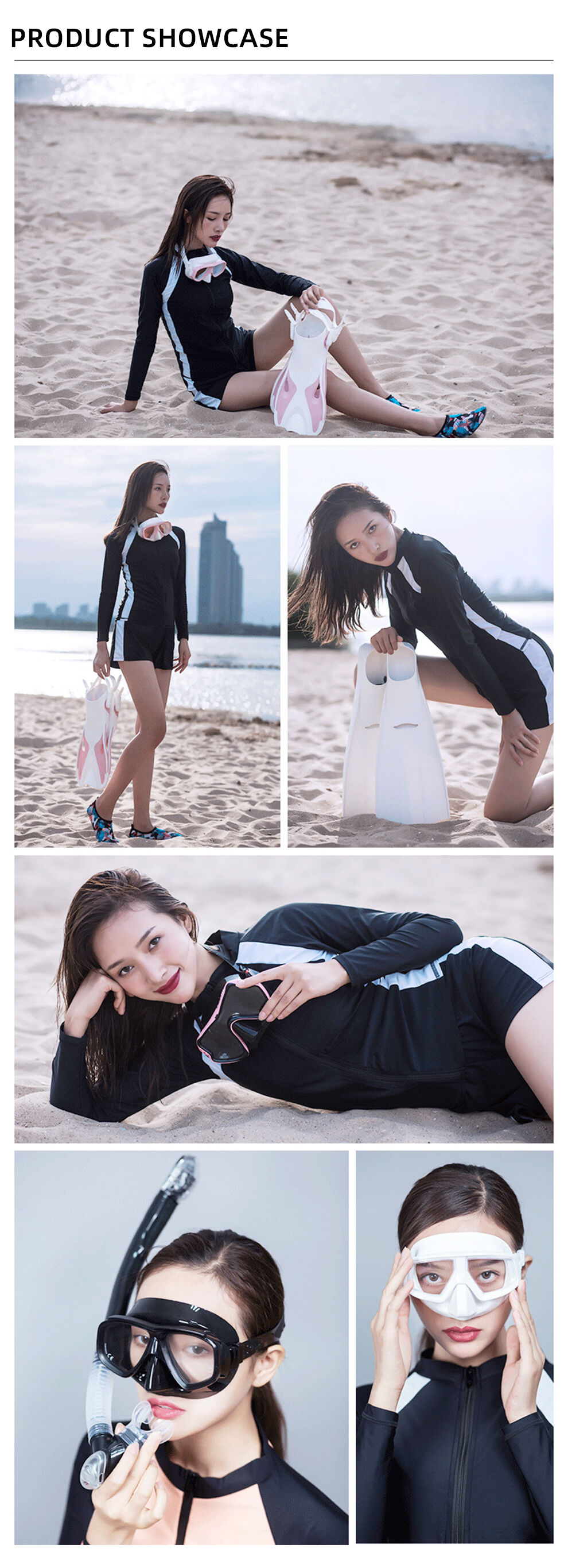 Summer Essentials Waterproof Masks Diving Masks With Snorkeling Tube 8 ...