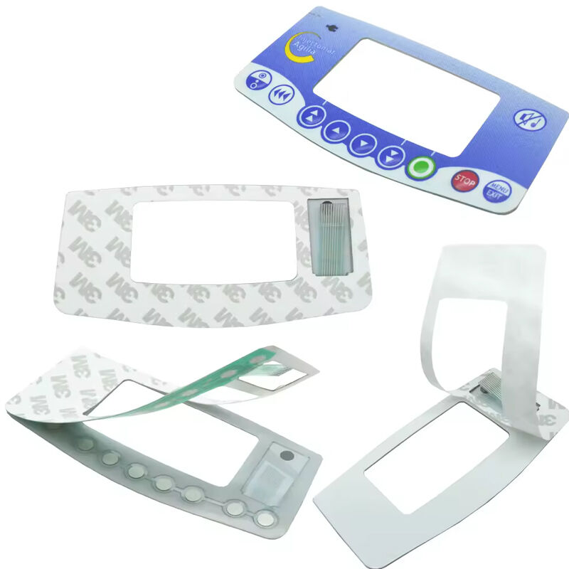 Custom Buttons Control Overlay Panel Sticker Poly Dome Membrane Switch ...