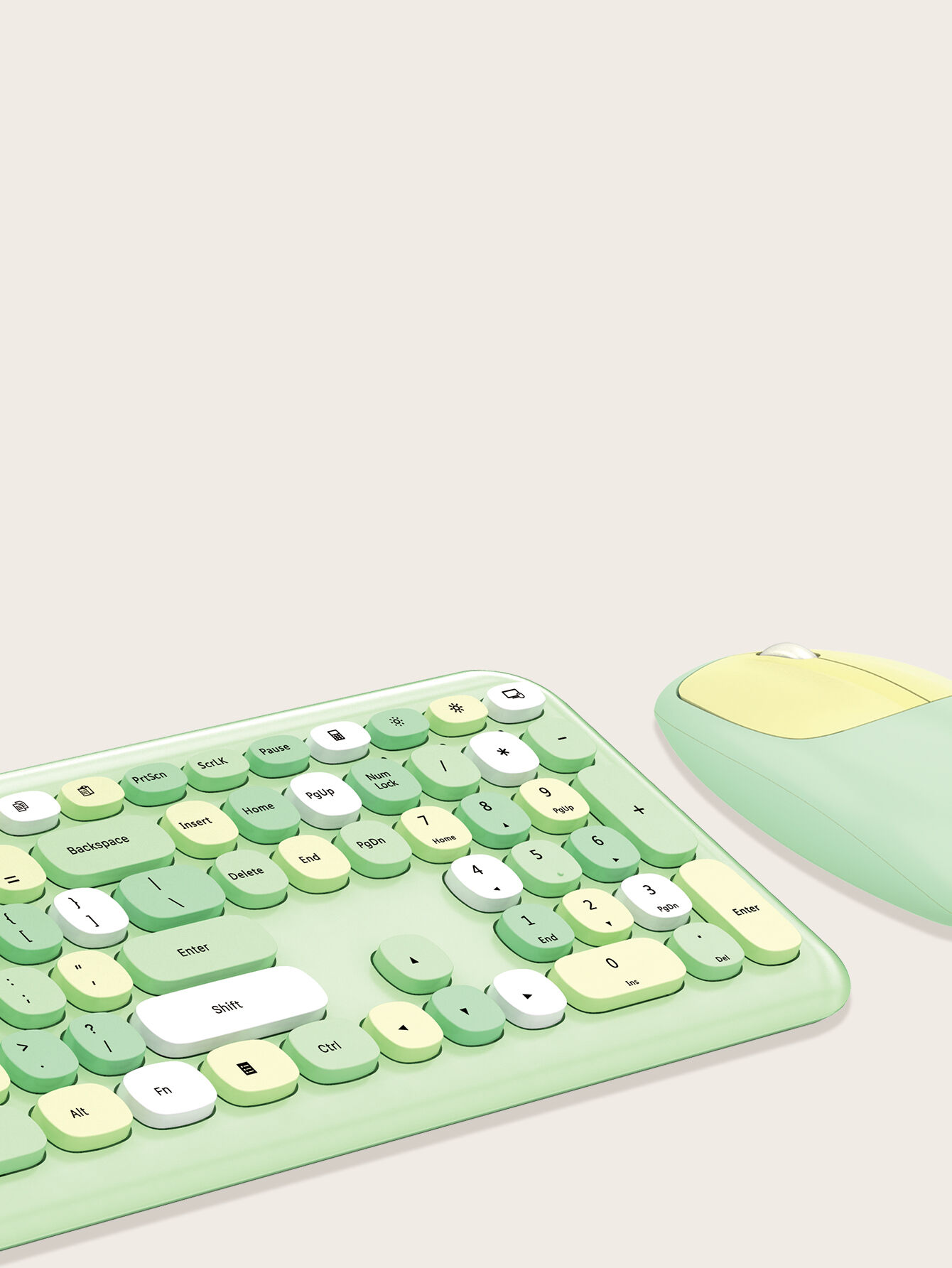 Buy China Wholesale Fresh Green Mofii Smk-666395ag Wireless Keyboard ...